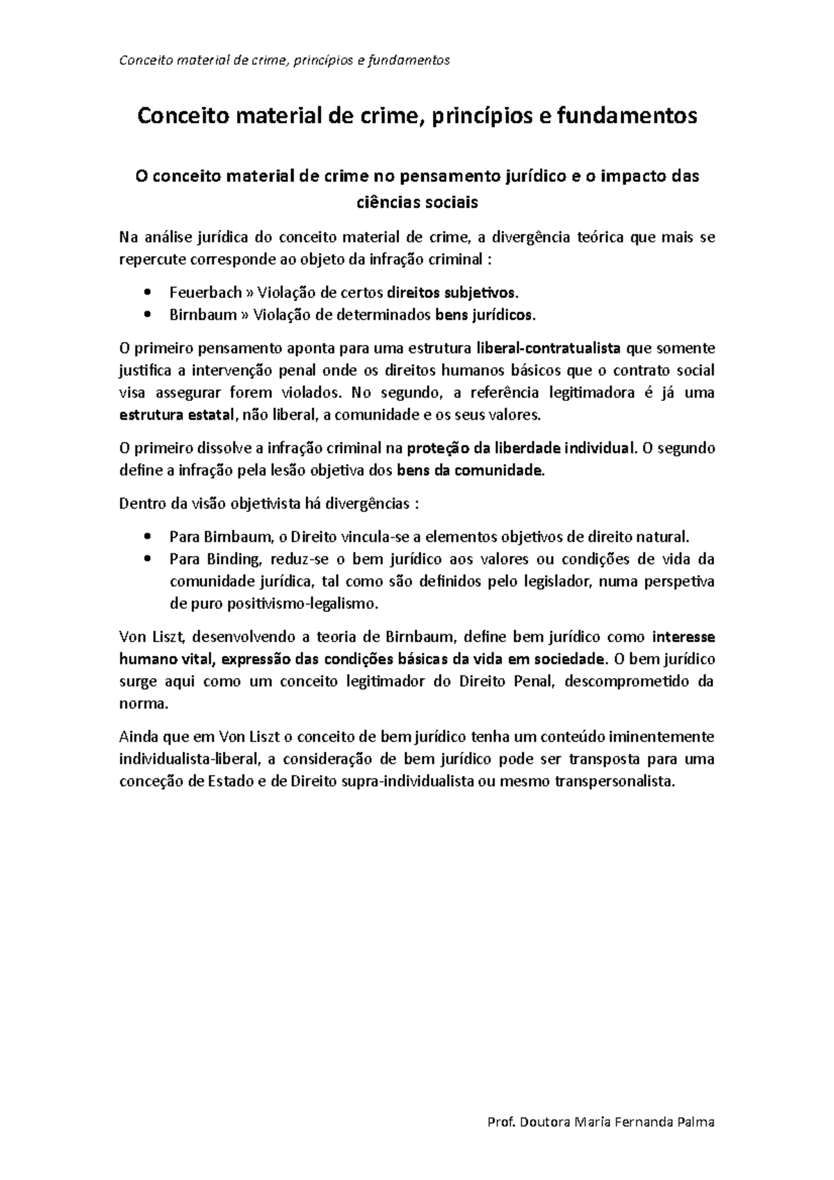 Conceito Material De Crime - BRUNIV