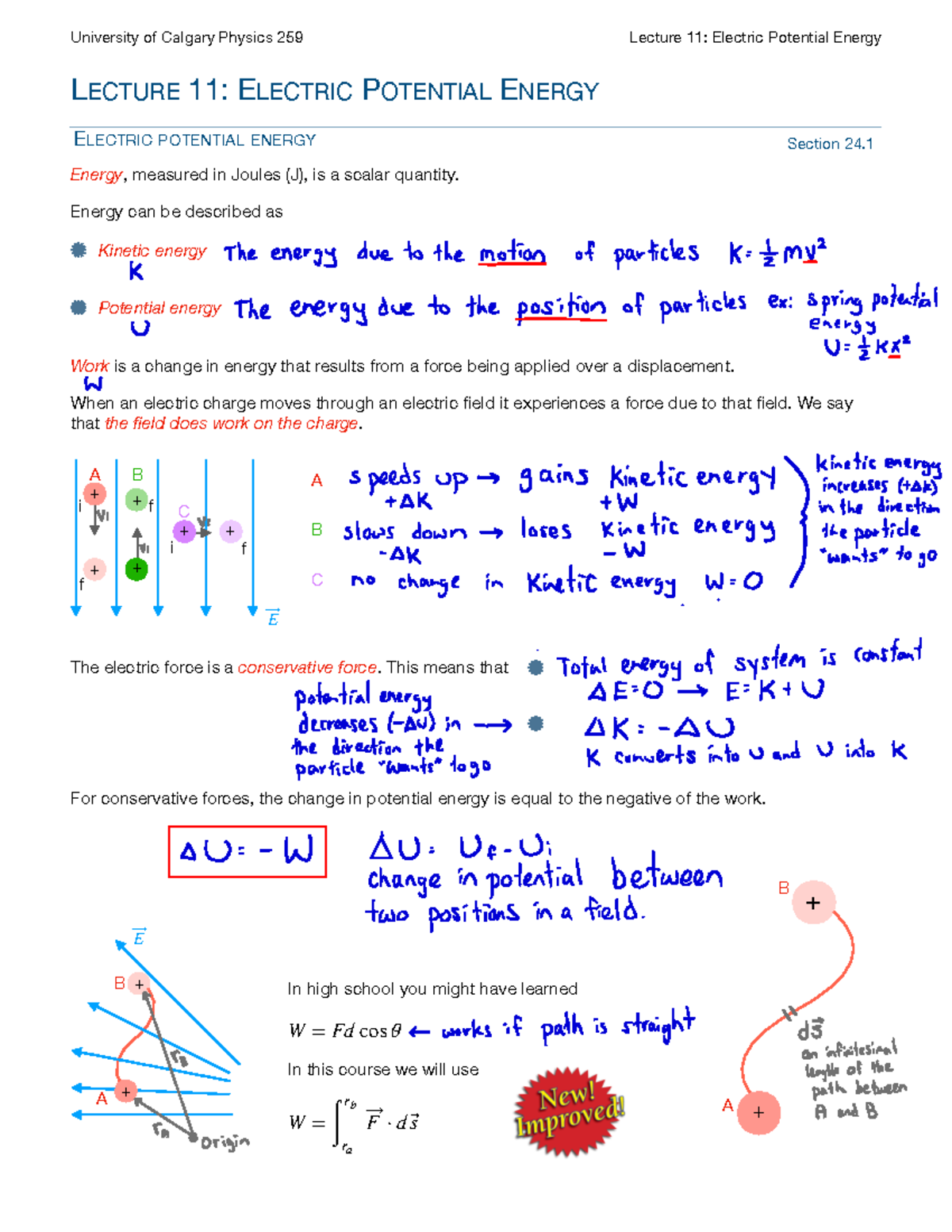 Lecture 11 filledin - notes - University of Calgary Physics 259 Lecture ...