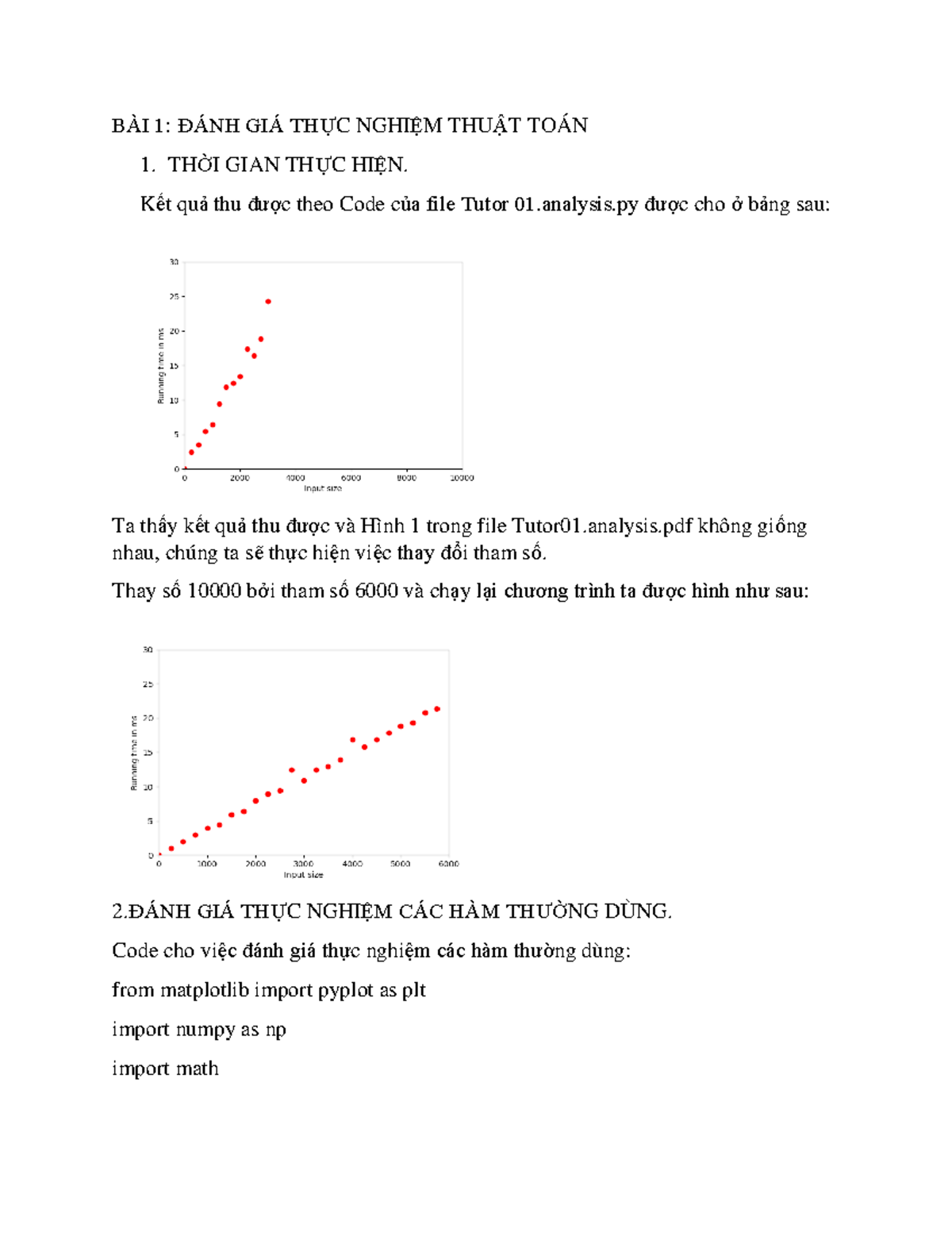 Exam 25 March 2020, answers - Warning: TT: undefined function: 32 BÀI 1: ĐÁNH GIÁ THỰC NGHIỆM ...