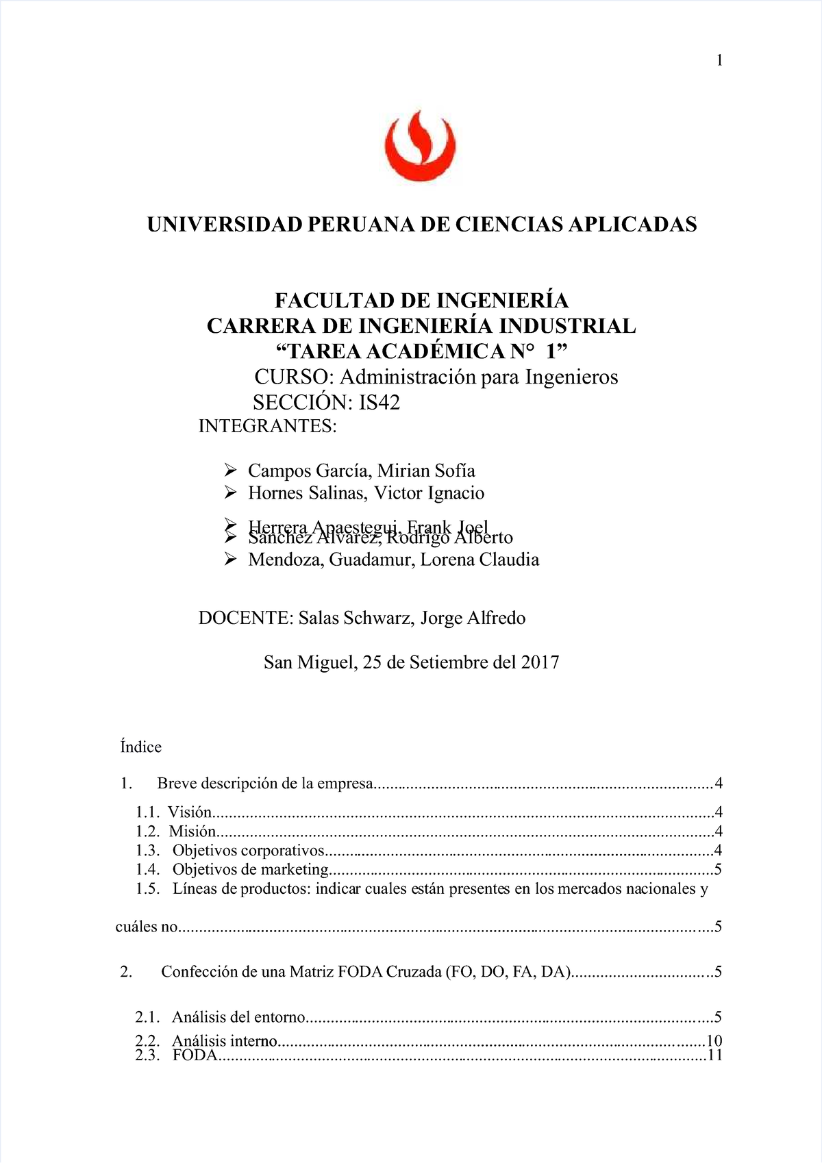 Pdf-tarea-academica-1-administracion-para-ingenieros compress - 11 UNIVERSIDAD PERUANA DE ...