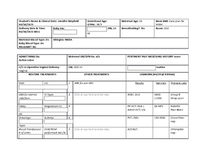 OB care plan Example - OB Care Plan - Running Head: POST-PARTUM ...