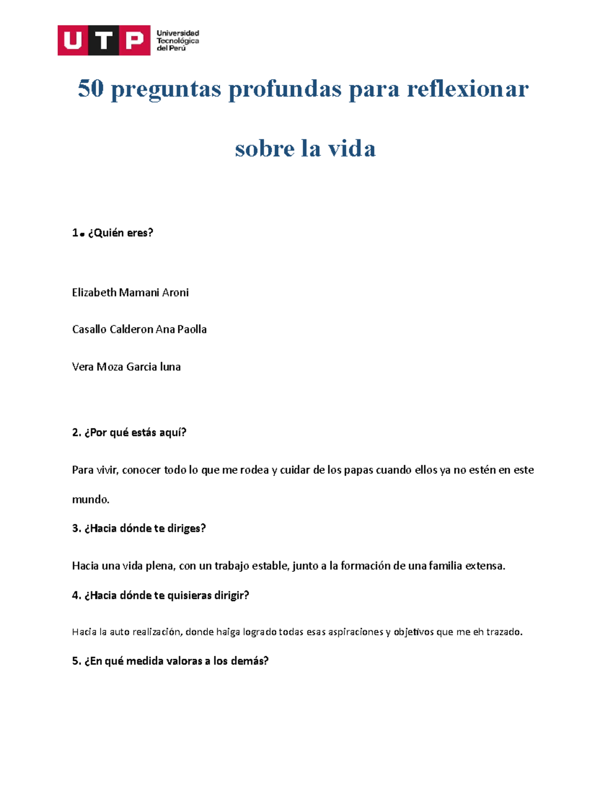 50 Preguntas para reflexionar - 50 preguntas profundas para reflexionar sobre la vida 1. ¿Quién ...