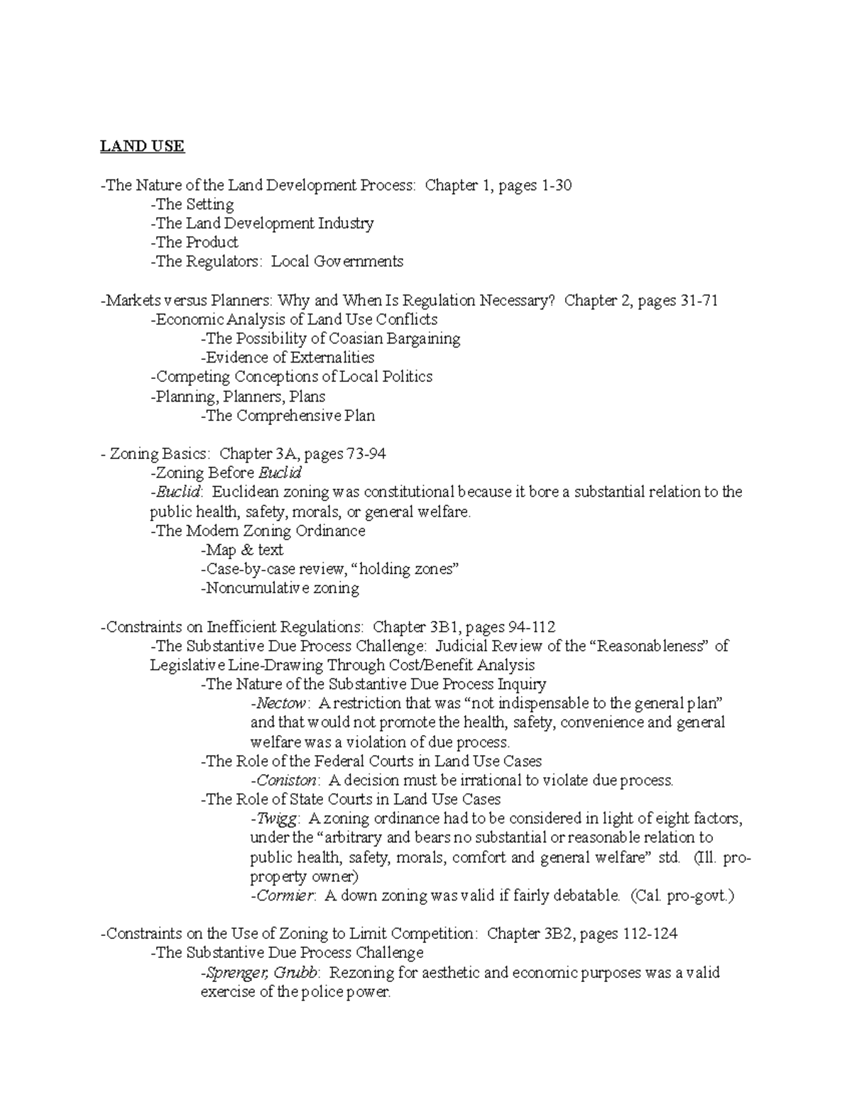 Land use - Professor Christopher Serkin - LAND USE -The Nature of the ...