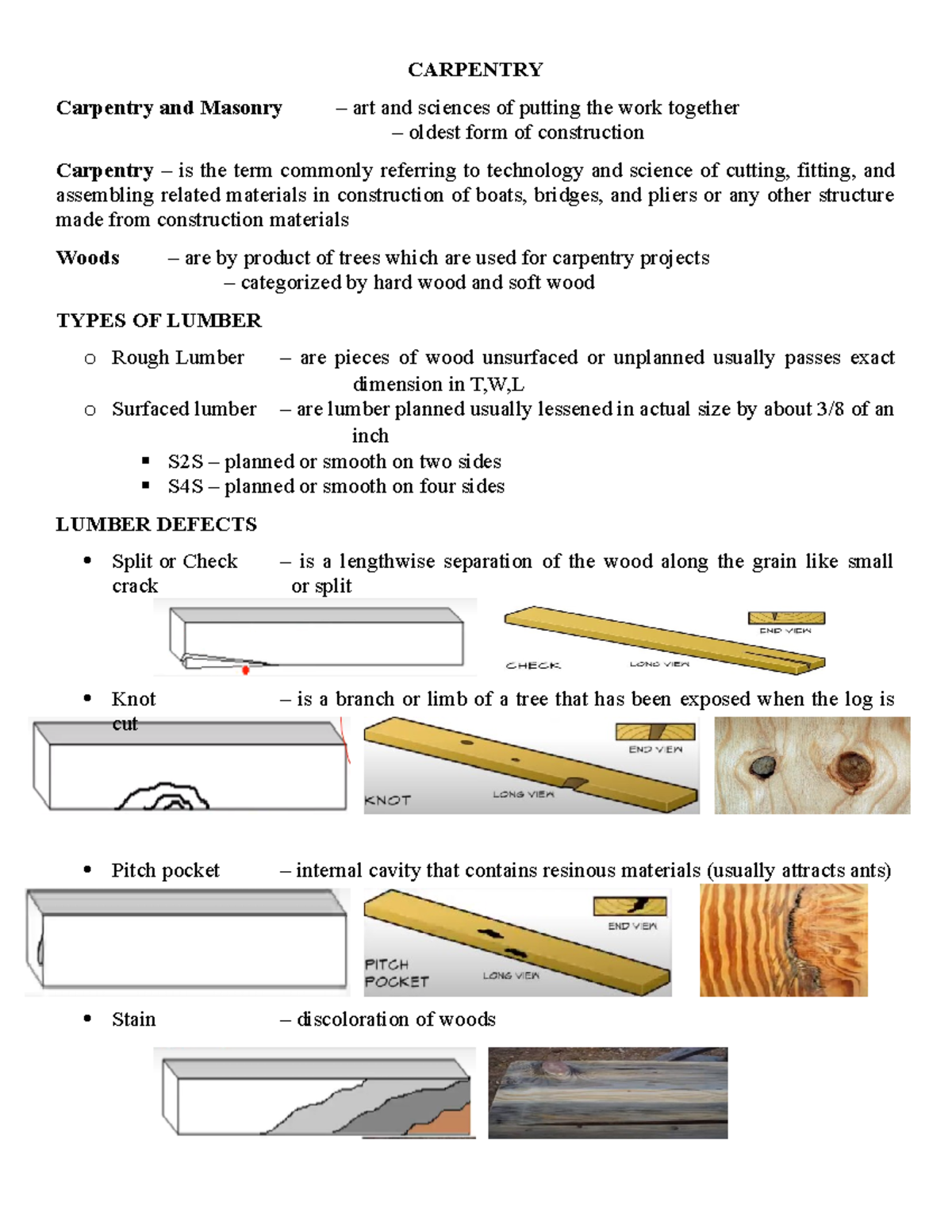 Carpentry - ........study - CARPENTRY Carpentry and Masonry – art and ...