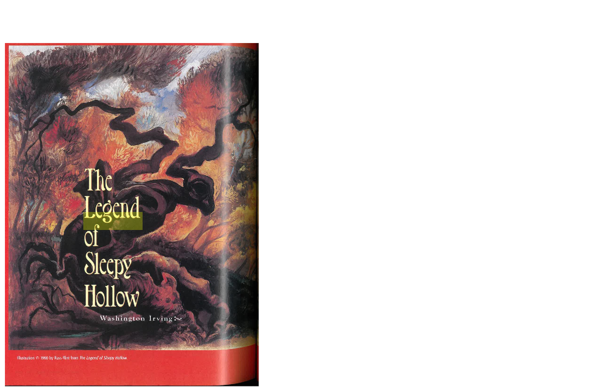 - NEW The Legends of Sleepy Hollow - Lcgcnd Hollow Washtngton Irvin ...