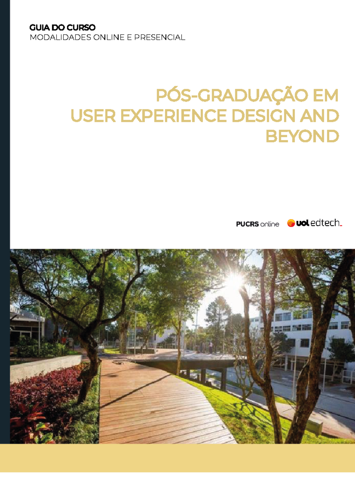 UX 13 - teste - GUIA DO CURSO MODALIDADES ONLINE E PRESENCIAL PÓS ...