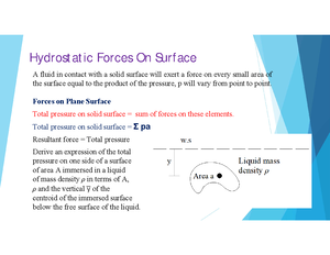 Hydraulics and Fluid Mechanics Example Problem with Solution - Group 1 ...