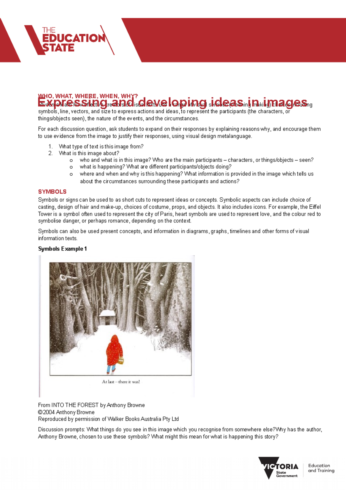 Litfocusvisualexpress - WHO, WHAT, WHERE, WHEN, WHY? Students learn how ...