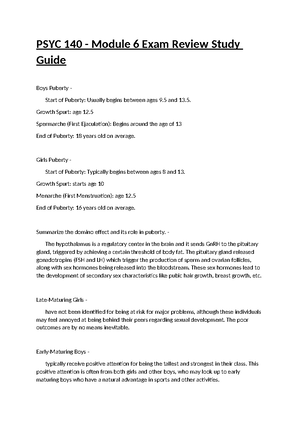 Psyc 140 exam 3 practice problems - PSYC 140 - Studocu