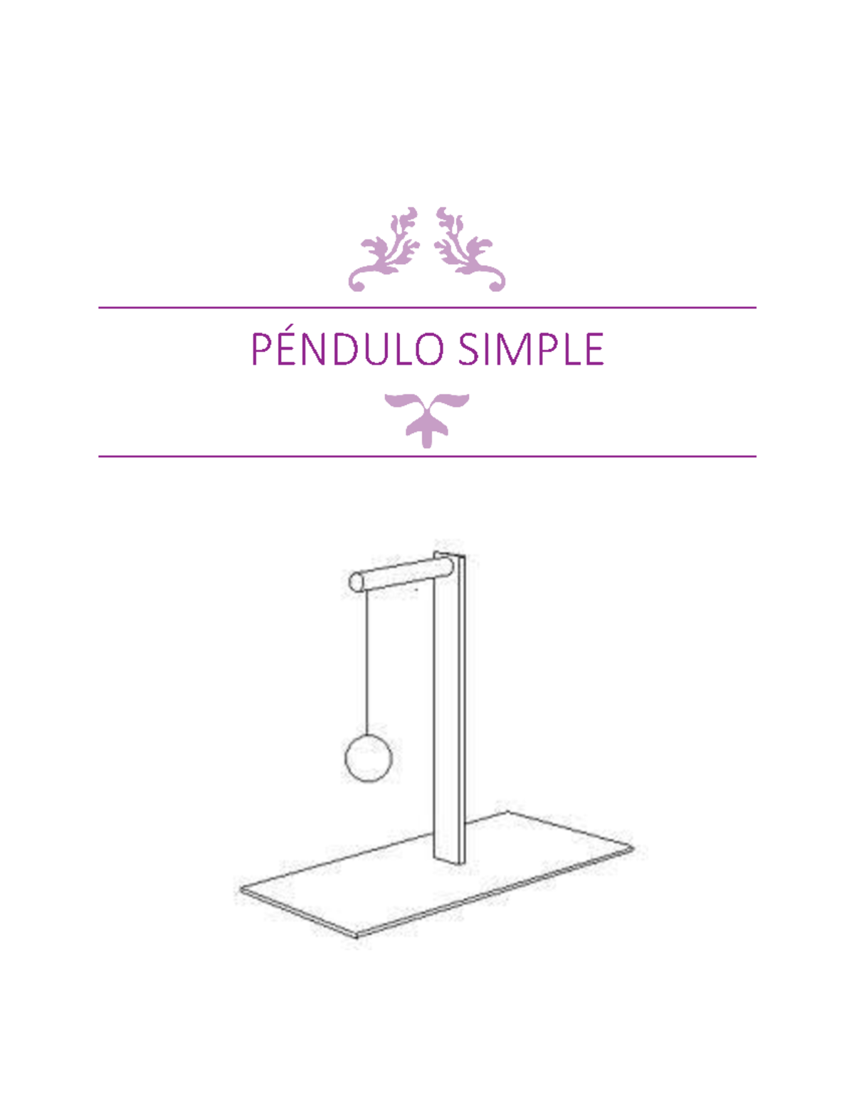 Péndulo simple - PÉNDULO SIMPLE UNIVERSIDAD TECNOLOGICA DE PANAMÁ CENTRO REGIONAL DE BOCAS DEL ...