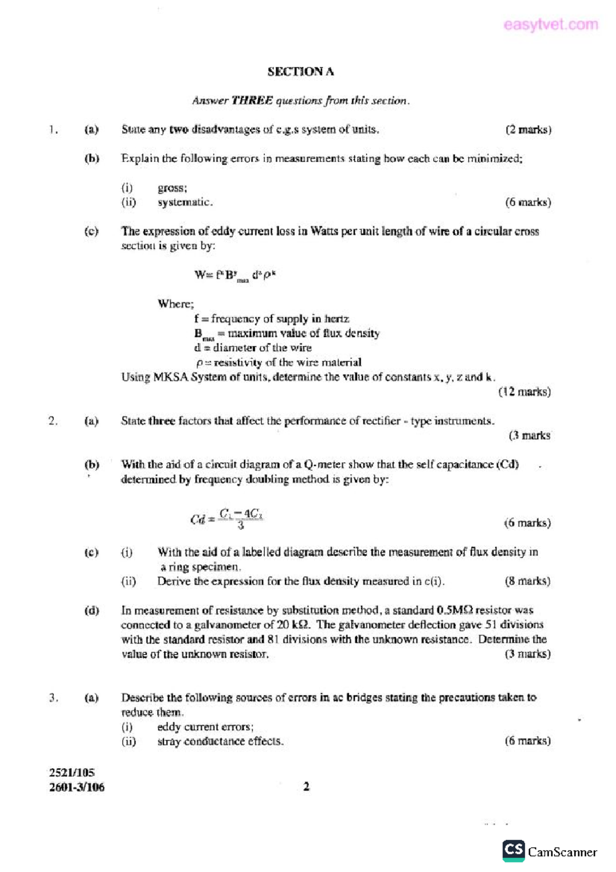 Analogue electronics past papers - electrical and electronic ...