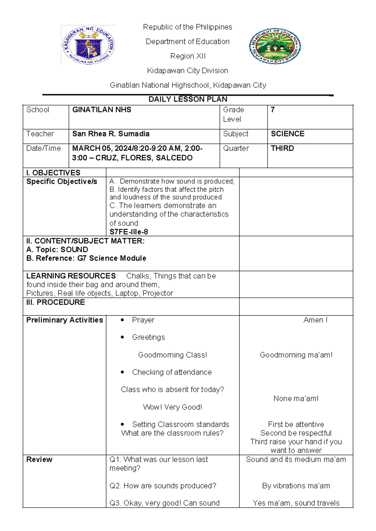 ED4 - Energy - Republic of the Philippines Department of Education ...