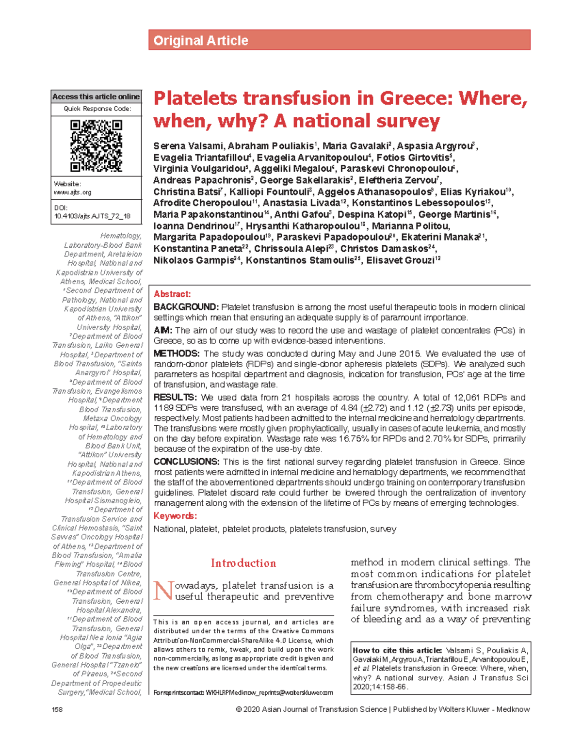 AJTS-14-158 - vghv bjm,bjvn - 158 © 2020 Asian Journal of Transfusion ...