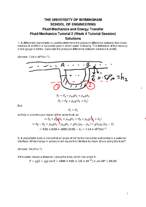 Lab 2 - Reynolds Number Lab - Abstract The purpose of this lab was to ...
