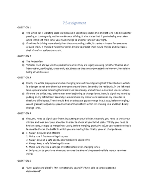 Assignment 9.5 FLVS - Assignment 9. Question 1 Part A: PDL would be for ...