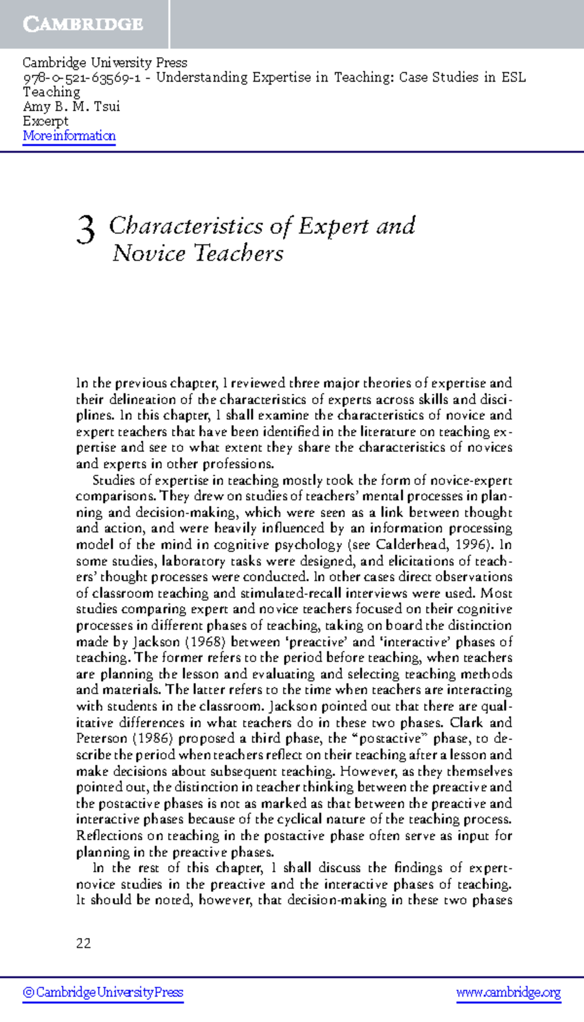 Pstmt W1 Characteristics of Expert and Novice Teachers - 3 ...