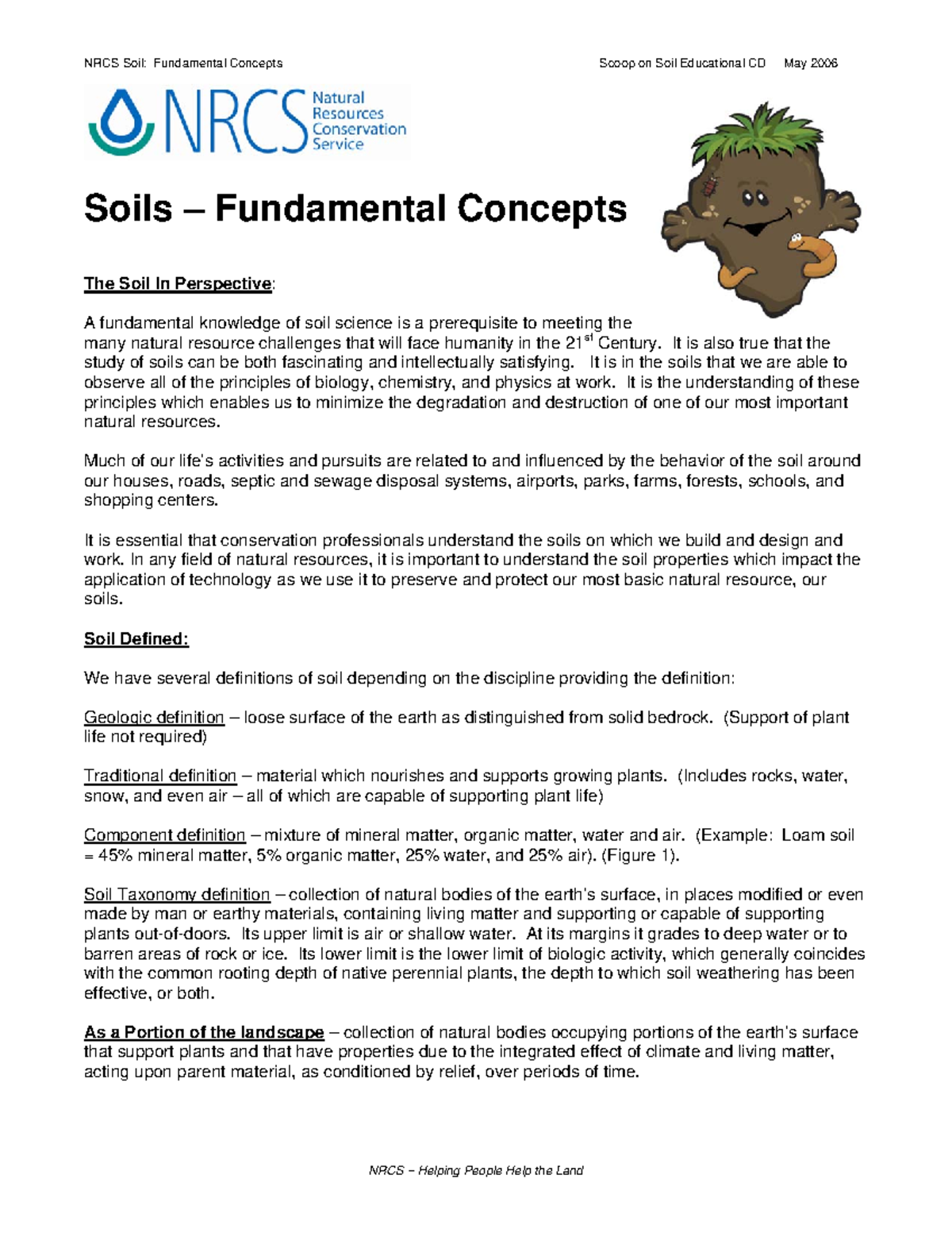 Basic concept of soils and physical properties of soil - Soils ...
