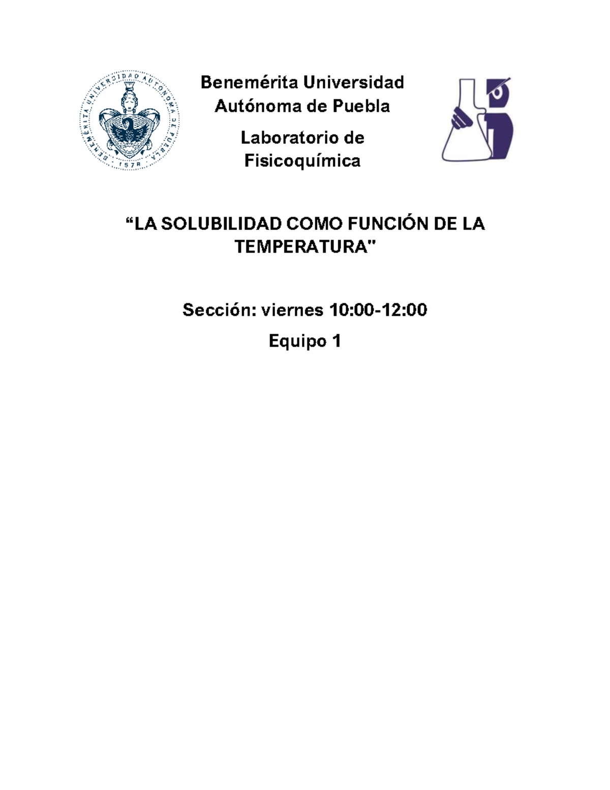 Solubilidad como función de la temperatura - Warning: TT: undefined function: 32 Benemérita ...