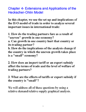 International trade course outline trade barriers, free trade ...