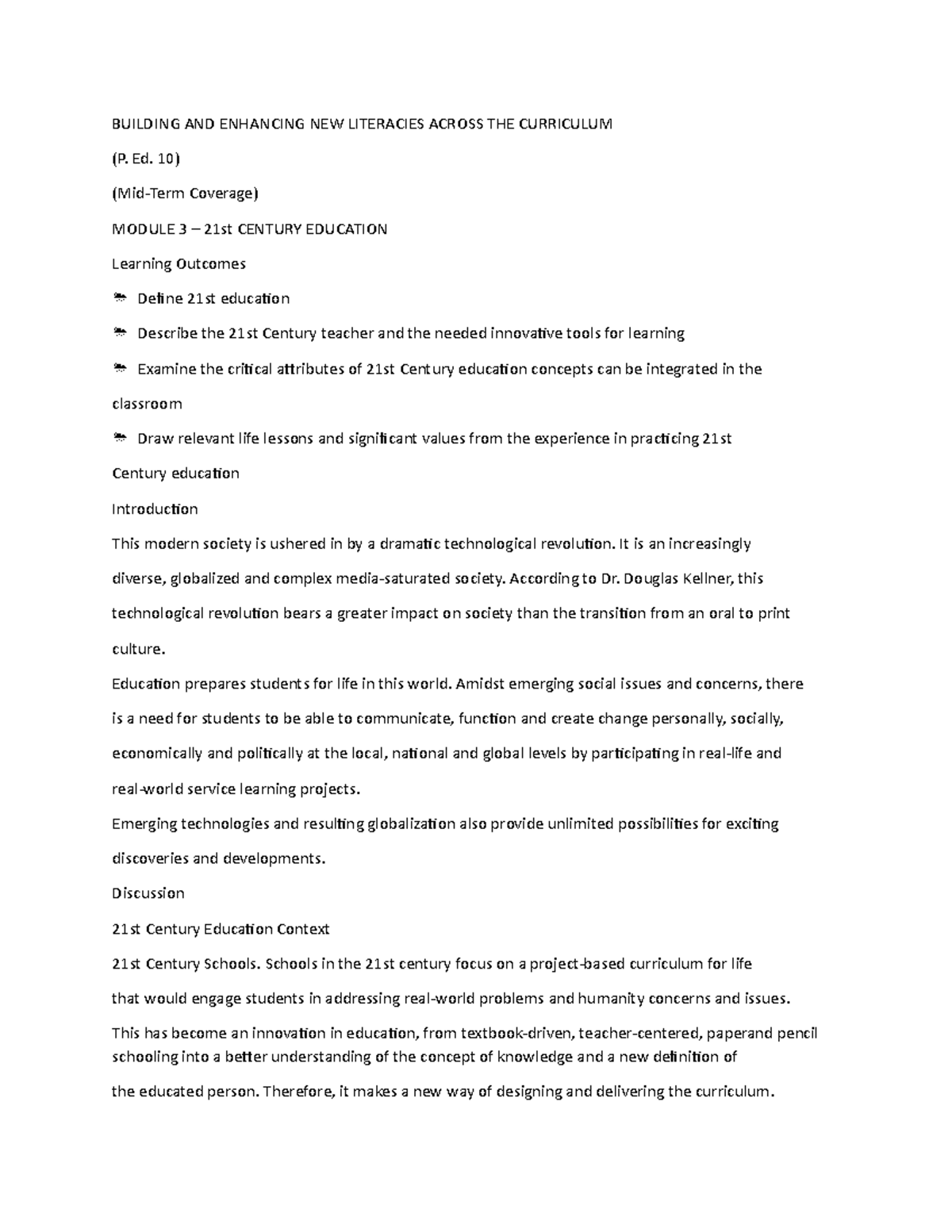 Building AND Enhancing NEW Literacies Across THE Curriculum - BUILDING ...