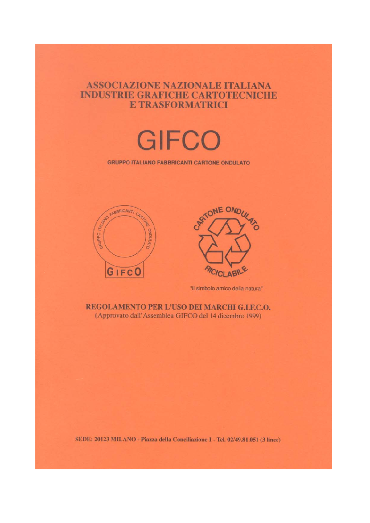 Cartone ondulato Gifco - INDICE CARATTERISTICHE TECNICHE PER LA ...