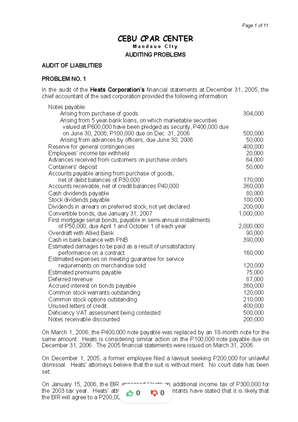 Ap-5902-liabilities-review-material compress - Page 1 of 11 CEBU CPAR ...