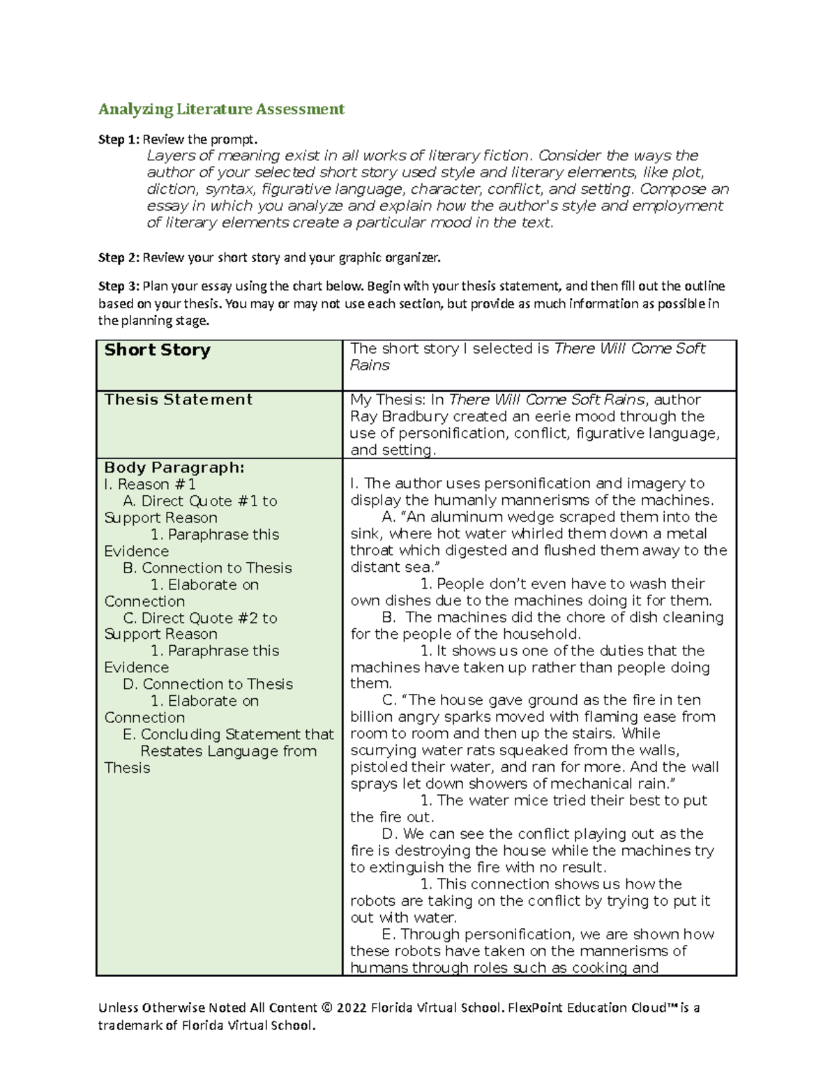 1.05 Analyzing Literature - Analyzing Literature Assessment Step 1 ...