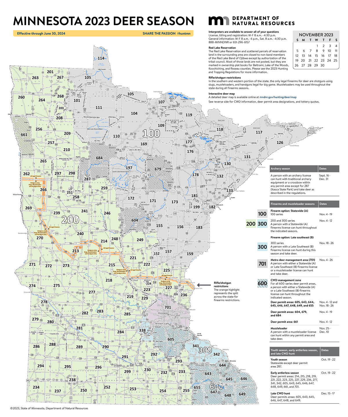 Deer map - 100 200 300 600 Voyageurs N. Adams Altura Cannon Falls ...