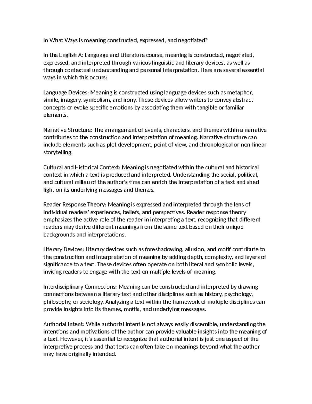 In What Ways is meaning constructed - Here are several essential ways ...