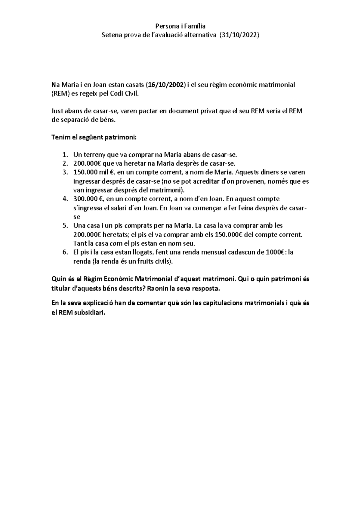 07-02 Setena prova REM - nohnobhih - Persona i Família Setena prova de ...