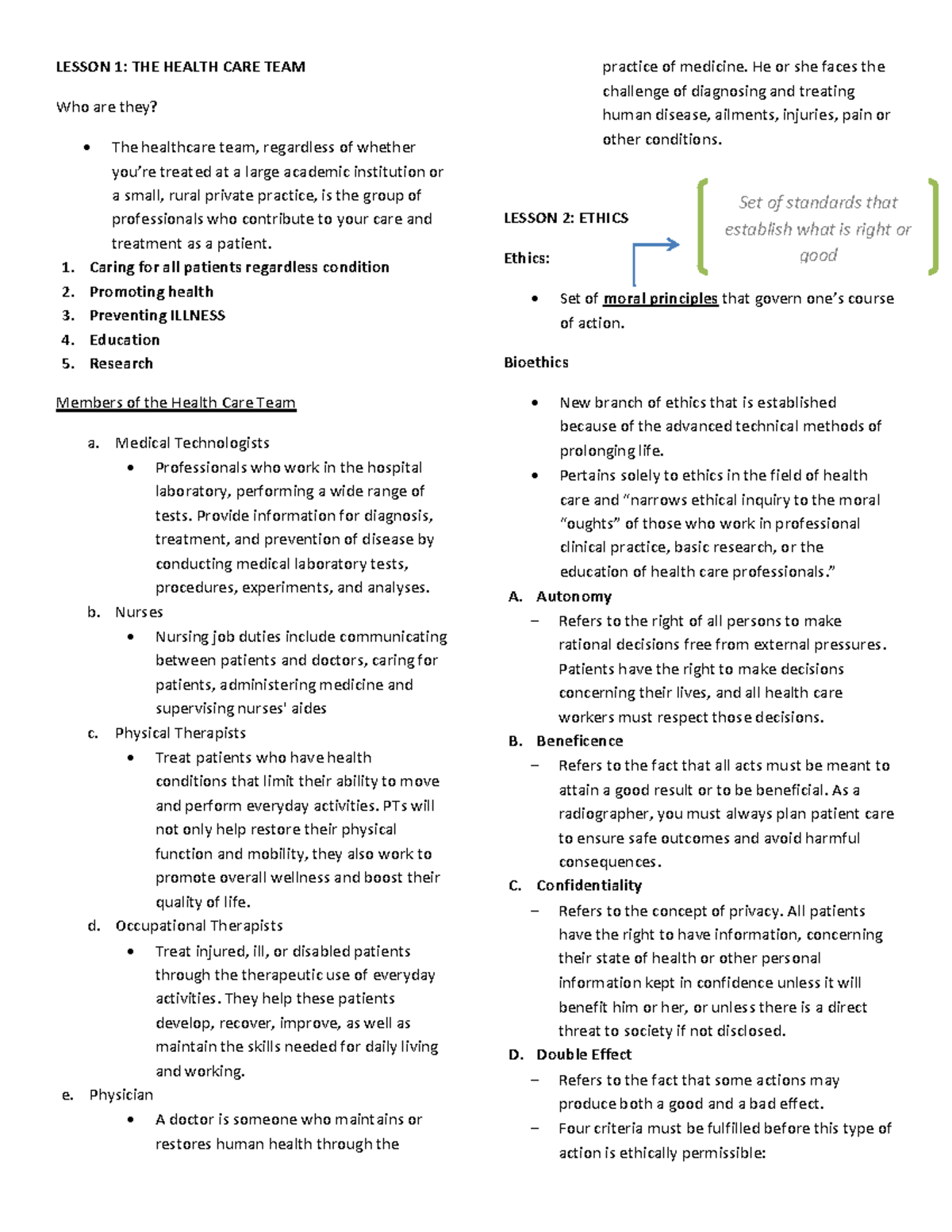 RT 207 Study Guide - What does being an academic mean? An academic is ...