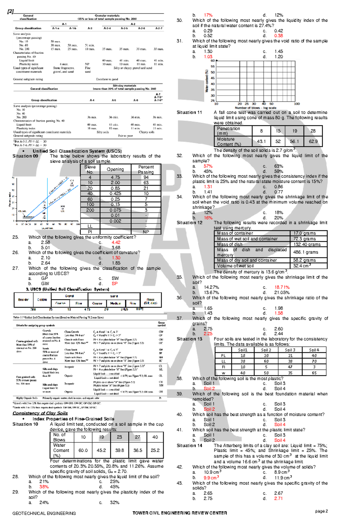 NOV 2020 Geotech PAGE2 - Study - GEOTECHNICAL ENGINEERING TOWER CIVIL ...