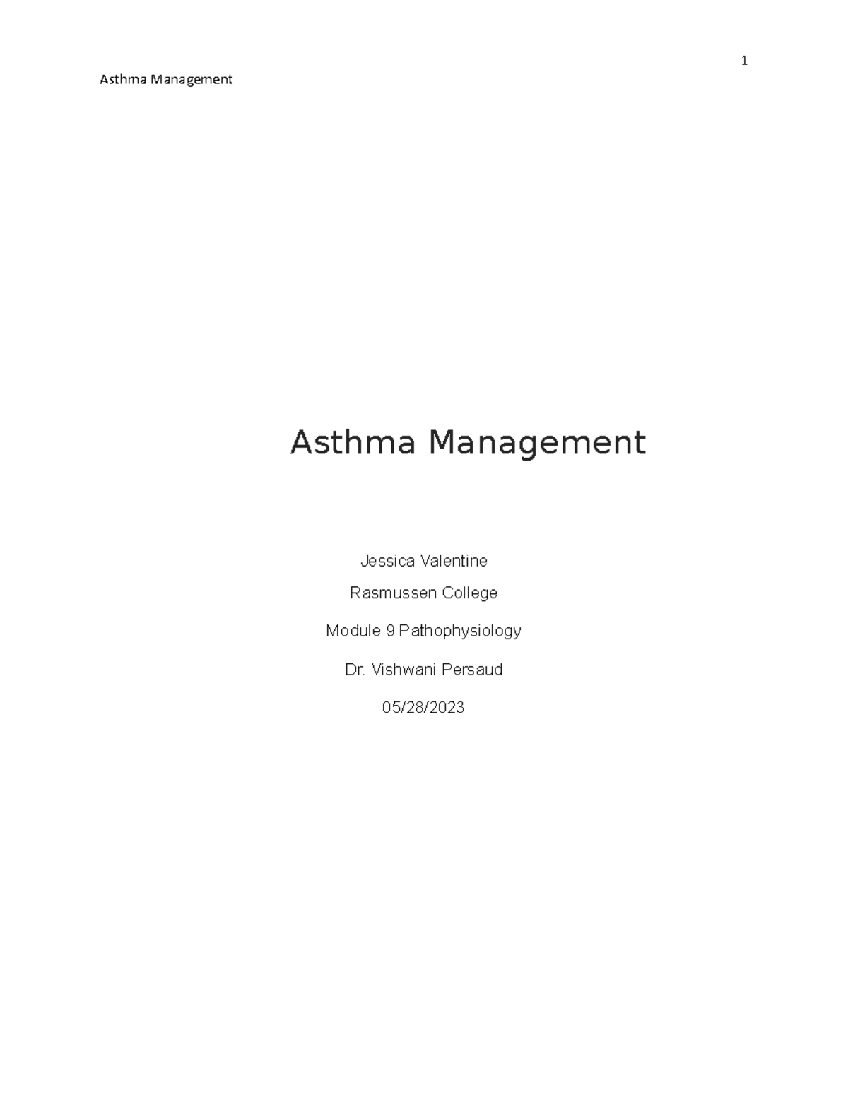 Jvalentine asthmamanagement 05272023 - Asthma Management Asthma ...