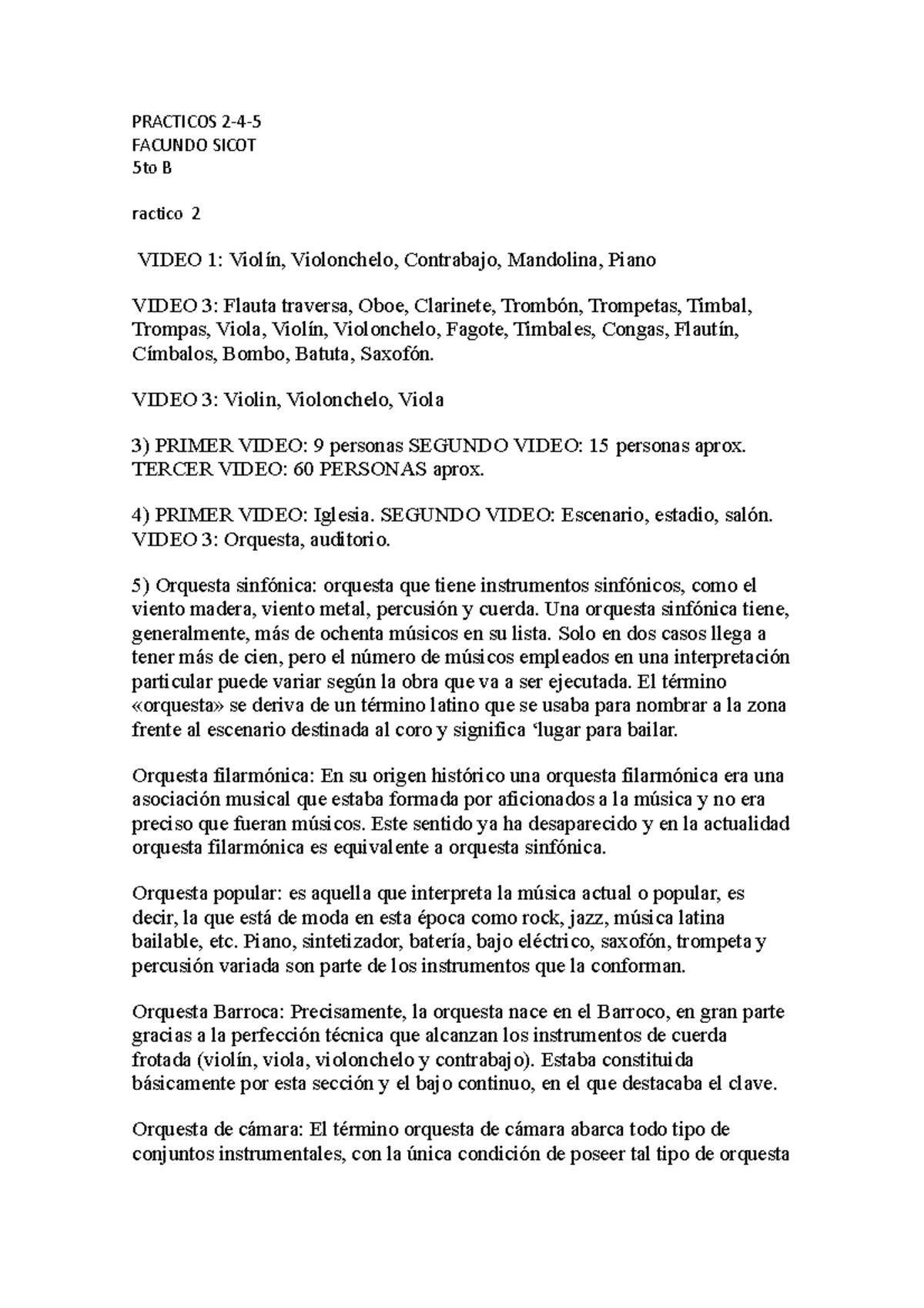 Tp facundo sicot - tp´2 - PRACTICOS 2-4- FACUNDO SICOT 5to B ractico 2 VIDEO 1: Violín ...