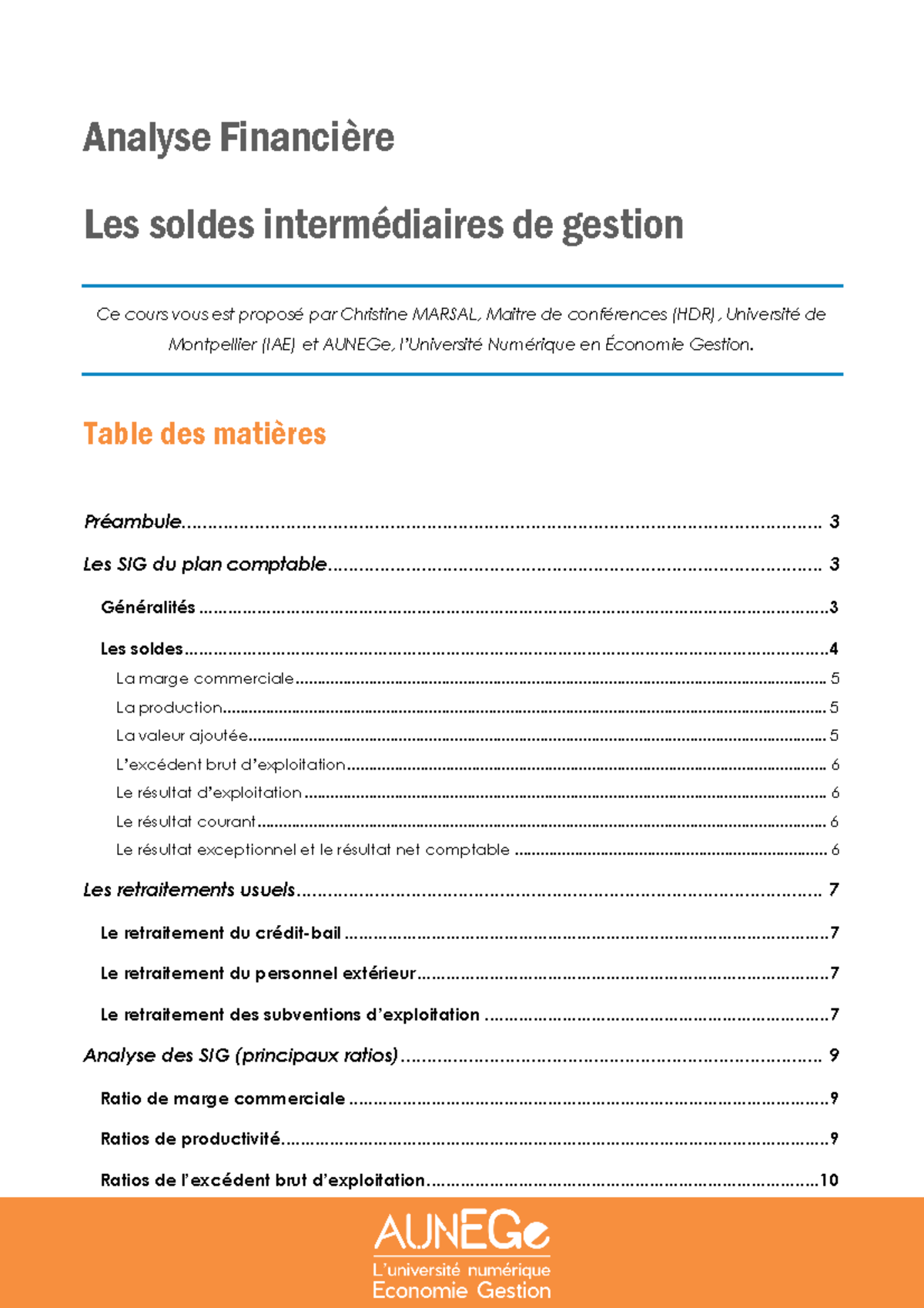 Analyse Financiere P2 Ch2 L123 Cours - Analyse Financière Les soldes ...