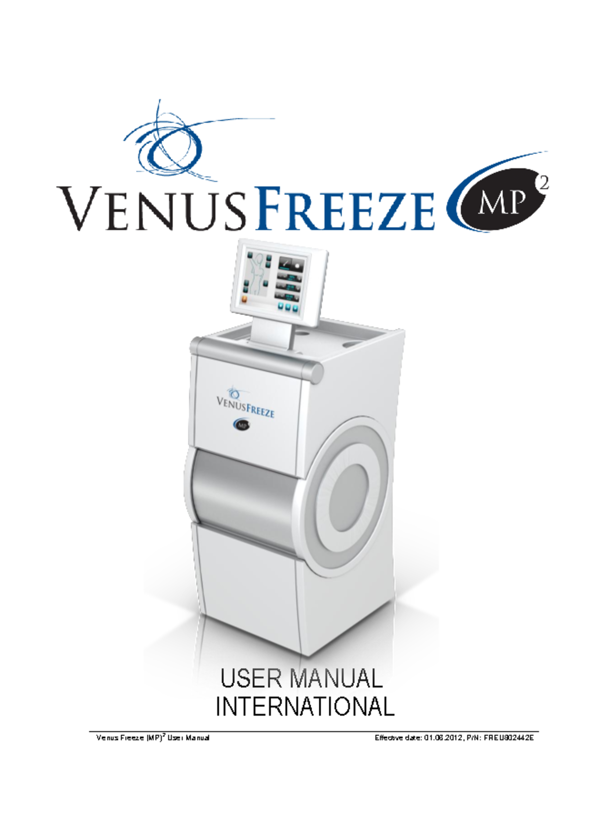 Venus Freeze MP2 Operation Manual Ver E 1 - Venus Freeze (MP) 2 User ...