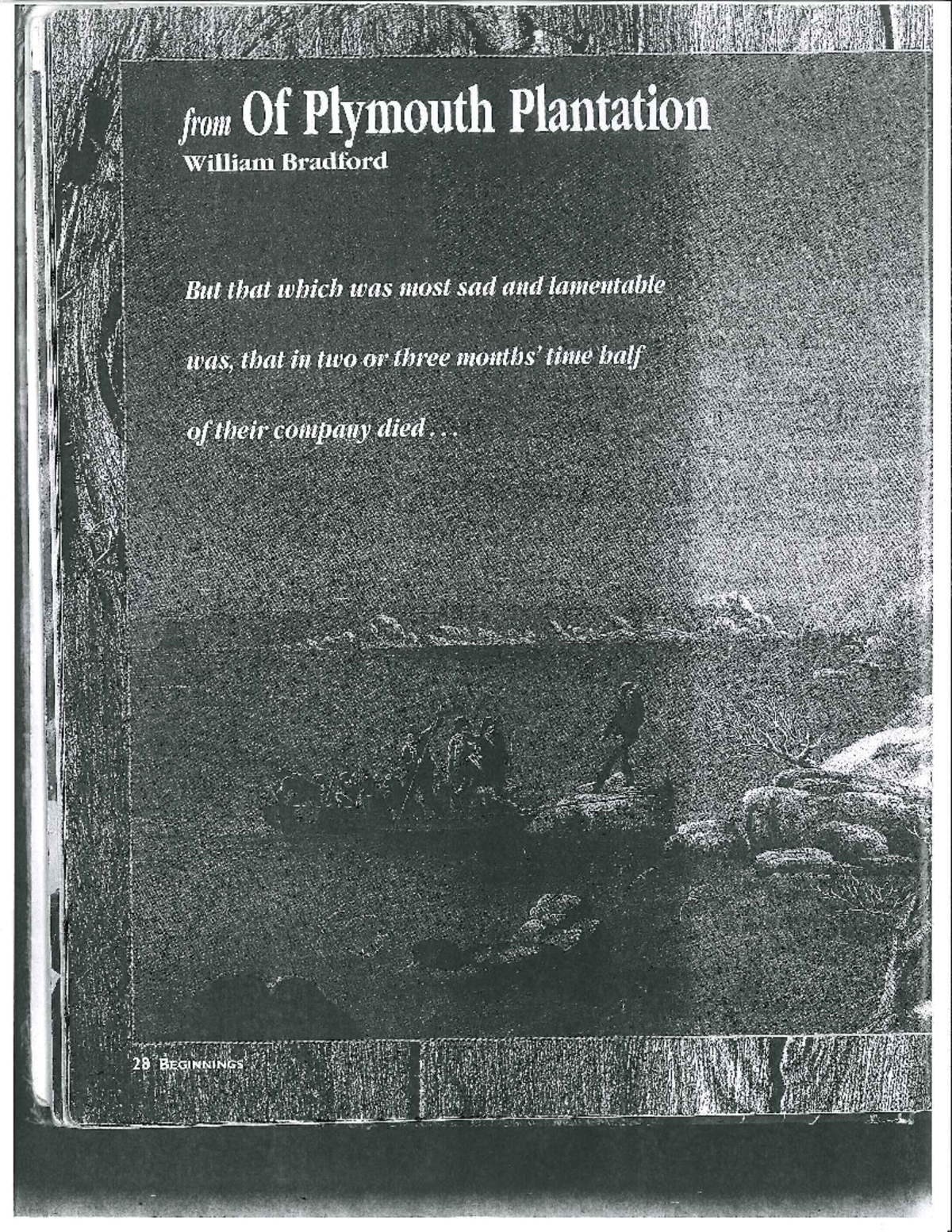 'Of Plymouth Plantation' - Excerpts - from Of Plymouth Plantation ...