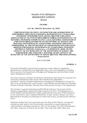 PD 442 - Labor Code of the Philippines - Labor Code of the Philippines ...