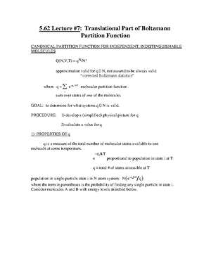Nuclear spin statistics symmetry number, σ Low temperature limit for ...
