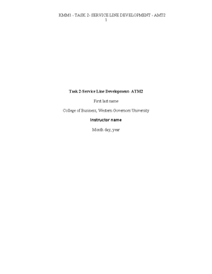 C207 data driven decision making task1 - C207 - Studocu