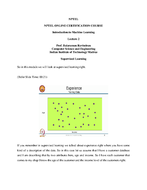 Machine-learning-notes - Machine Learning - Studocu