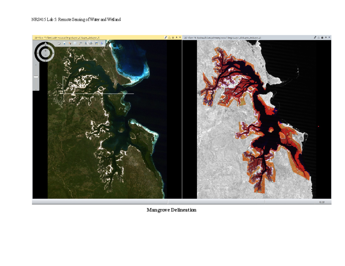 5. Lab 5 Assignment Remote Sensing of Water and Wetland - NRS 415 ...