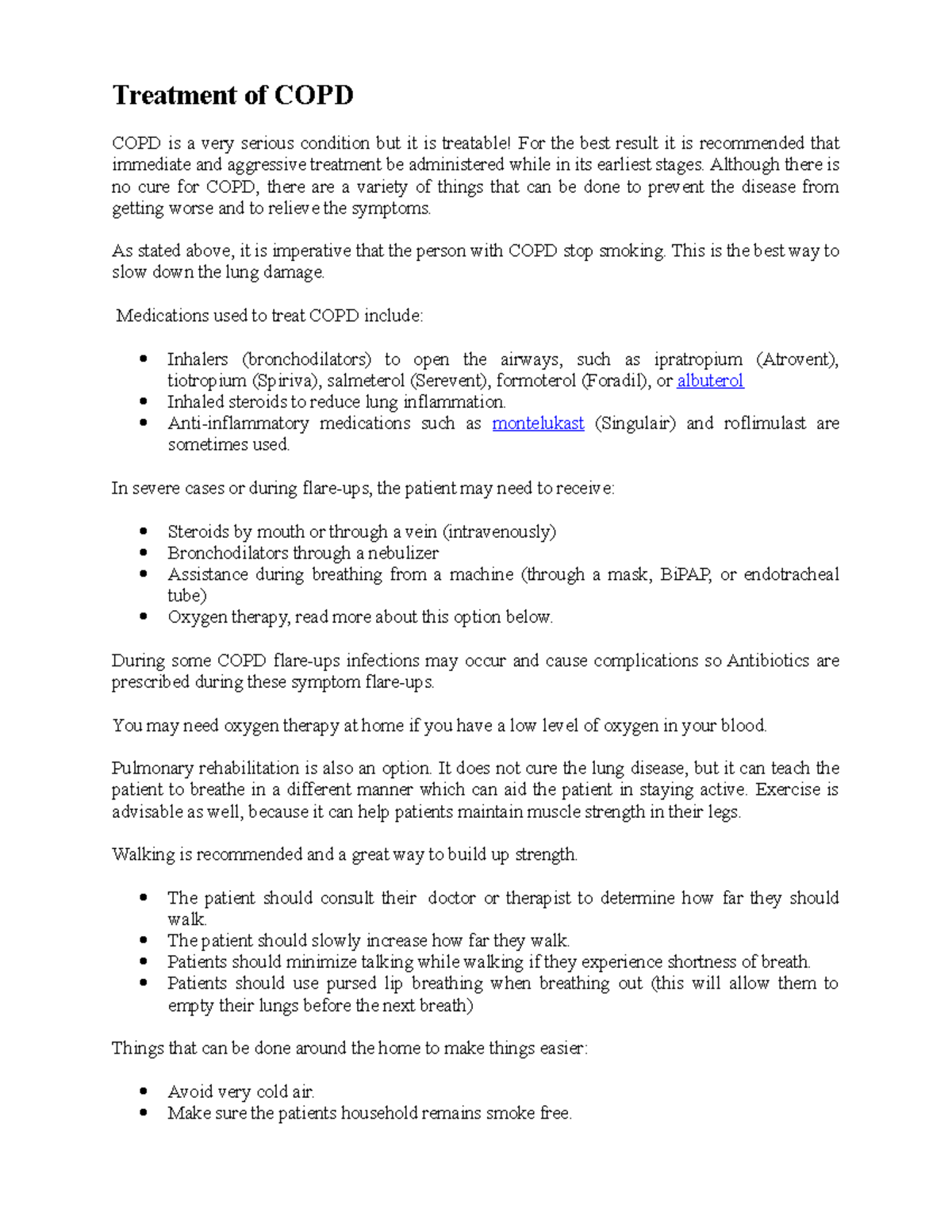 COPD - Its detailed notes on COPD - Bachelors of Eastern Medicine and ...