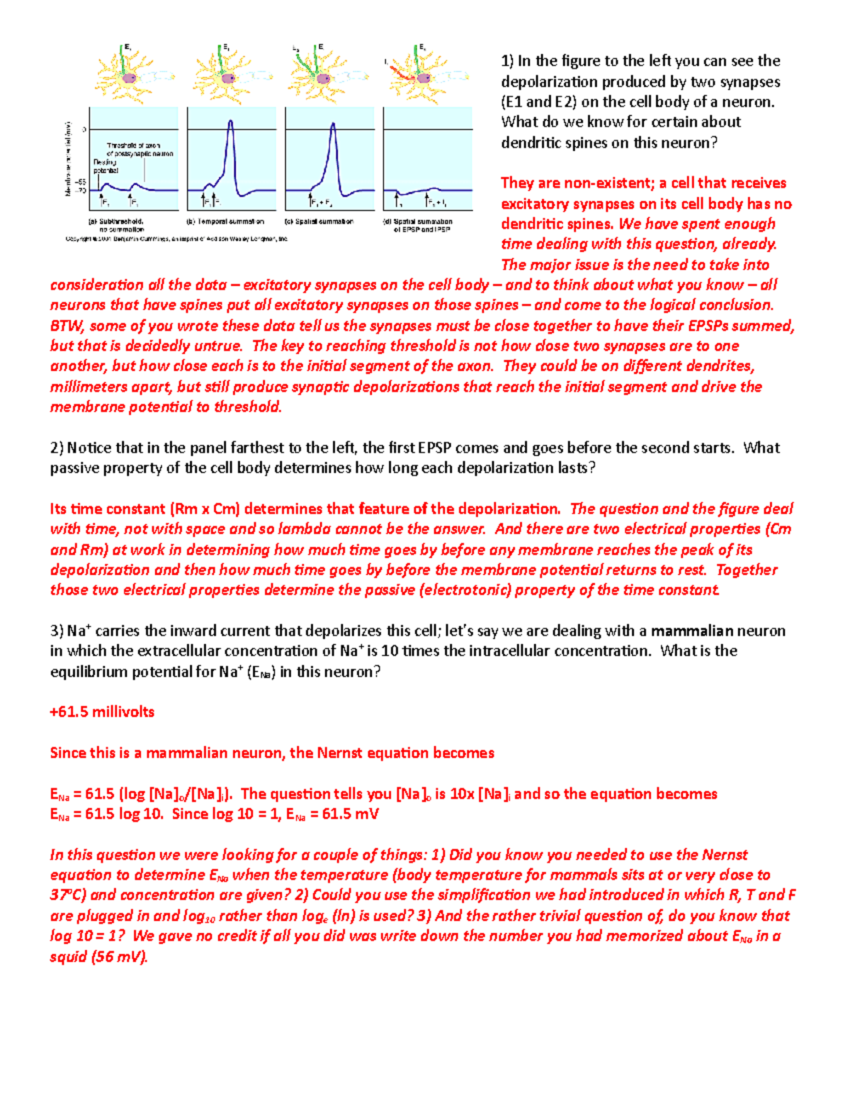 Quiz 1 - Quiz 1 questions and solutions. Professor is Stewart Hendry ...