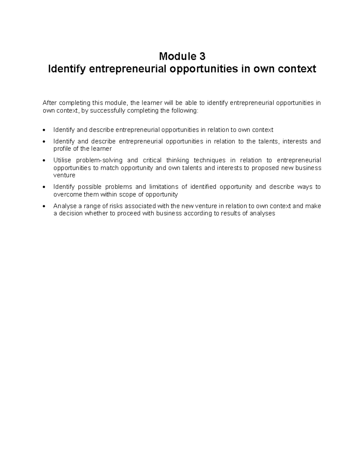 Identify entrepreneurial opportunities in own context - Are You Asking ...