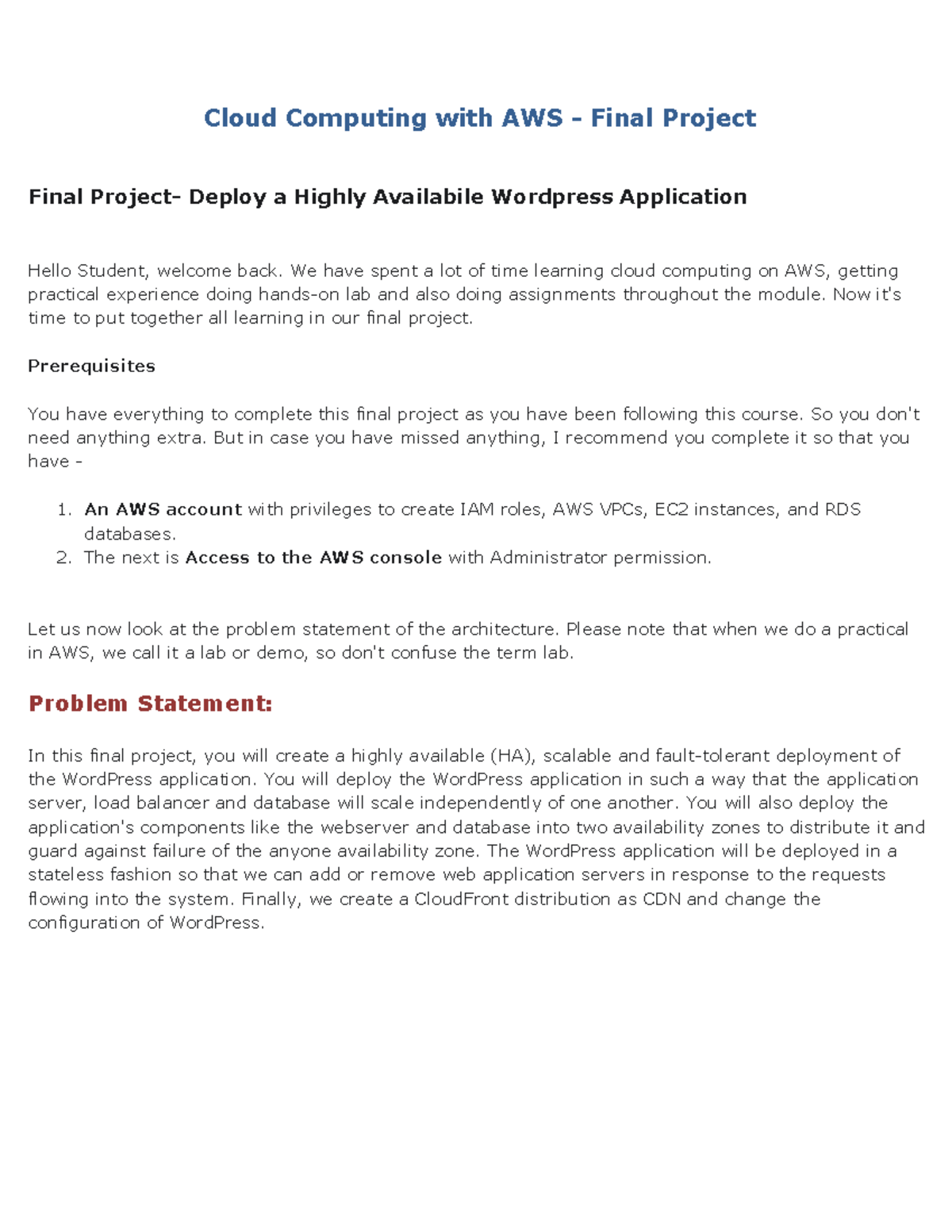 Final Project-IS Cloud Computing Training - Cloud Computing with AWS ...