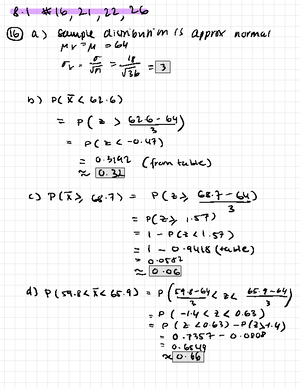 Stats 250 Completed Notes - Statistics 250 Interactive Lecture Notes ...