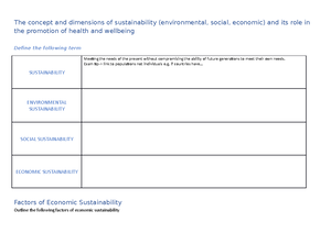 HHD Unit 3 4 Notes - Unit 3 AOS 1 CHAPTER 1 → Concepts of Health and ...