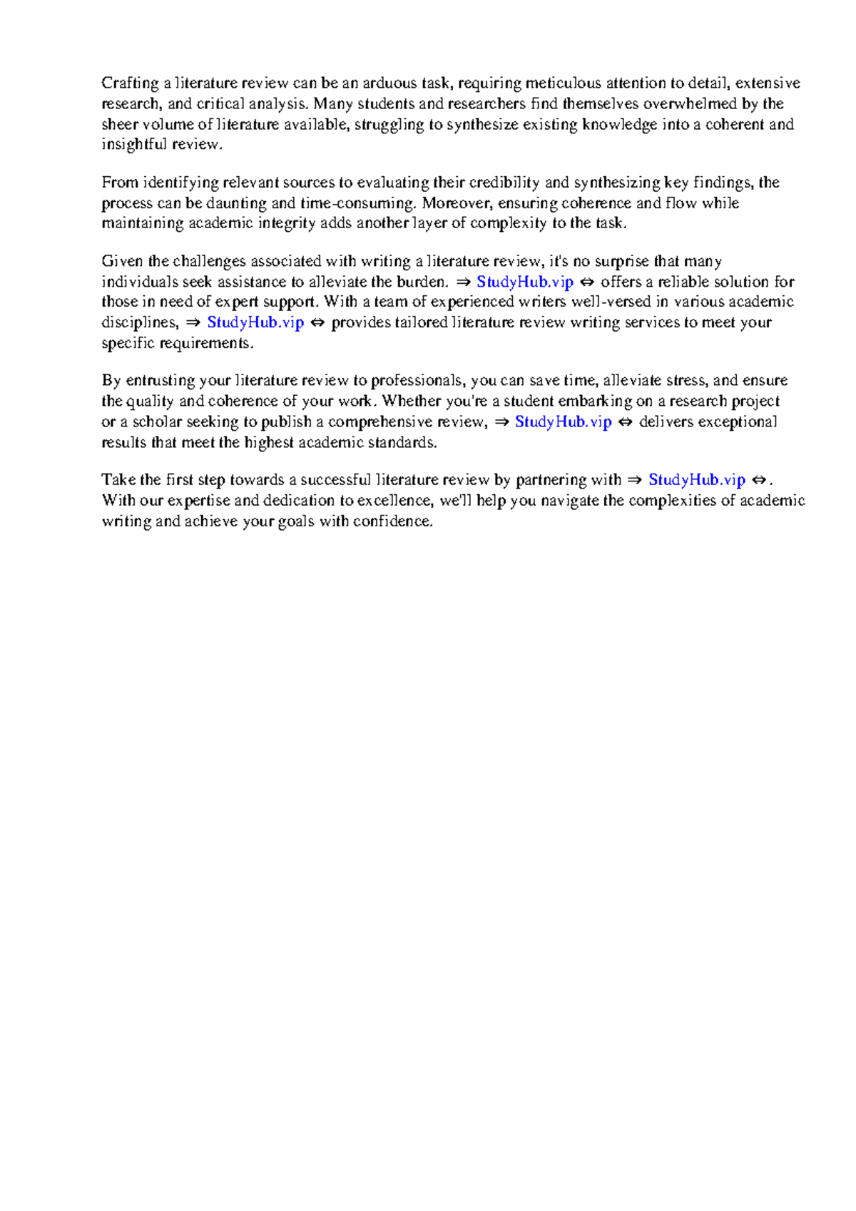 Literature Review Review - Crafting a literature review can be an ...