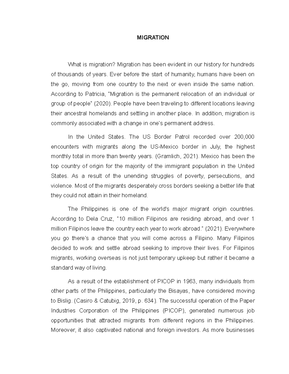 Migration : A world issue address by the UN - MIGRATION What is ...